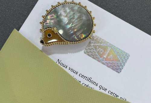 Брошь VCA Lucky Animals Hedgehog vgold