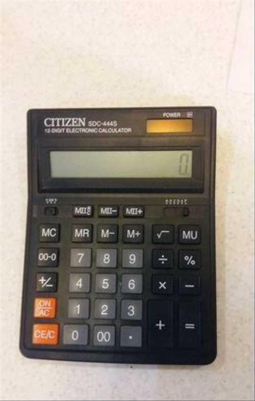 Калькулятор citizen sdc-444s