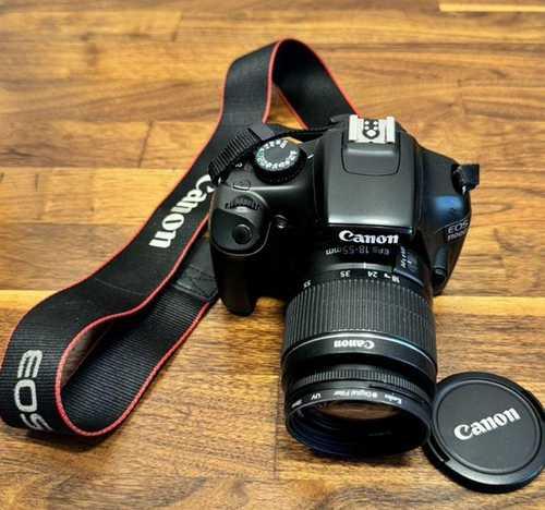 Фотоаппарат зеркальный Canon EOS 1100D черный