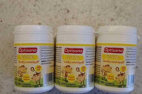 Пищевые добавки Optisana D-Vita 10mg