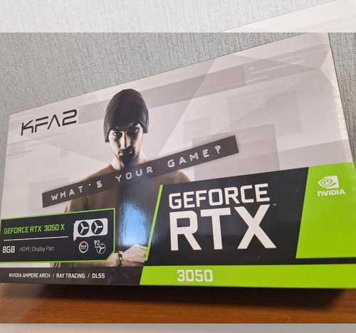 Видеокарты kfa2 GeForce RTC 3050 X Black