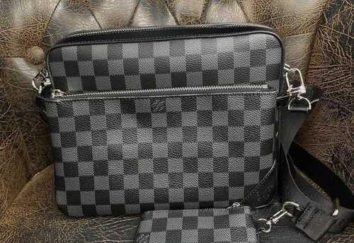 Мужской мессенджер Louis Vuitton trio (Арт.60879)