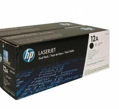 HP Q2612AF картридж черный (аккуратно открытый)