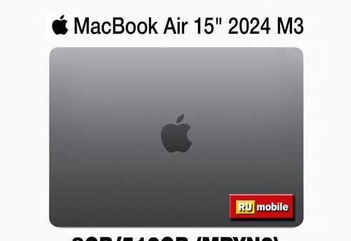 Apple MacBook Air 15" M3 8GB/512GB mryn3