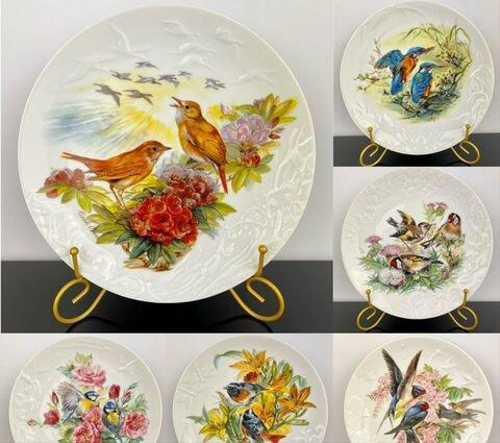 Комплект тарелок Rosenthal Classic,певчие птицы