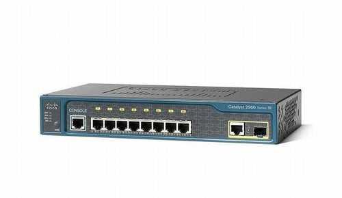 Сетевой коммутатор Cisco Switch WS-C2960-8TC-S