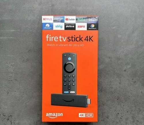Fire TV 4k HDR stick, тв приставка Amazon