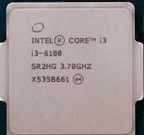 Процессор Intel Core I3 6100