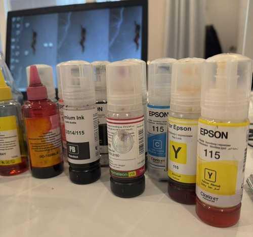 Набор чернил для заправки принтера Epson