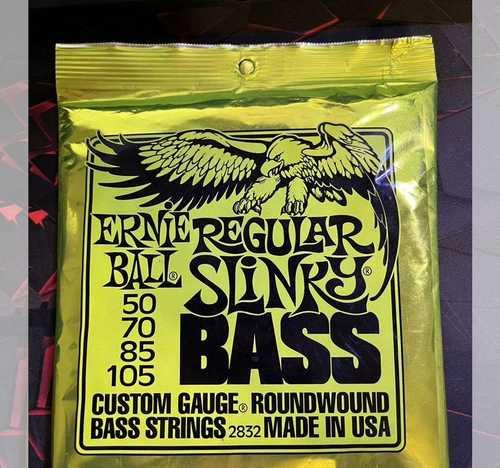 Струны для бас гитары Ernie Ball 50-105