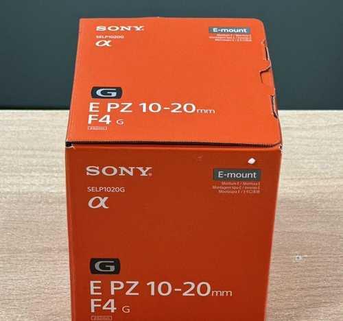 Sony E PZ 10-20mm f/4 G Sony E Новый