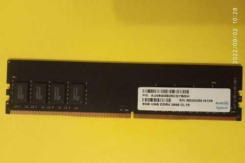 Оперативная память ddr4 8gb 2666 Apacer