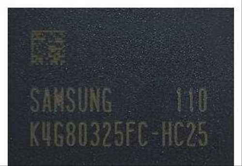 Видеопамять Samsung K4G80325FC-HC25 для Ильи