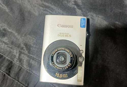 Компактный фотоаппарат canon ixus 85is разбор