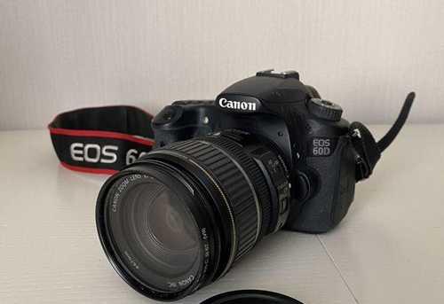 Зеркальный фотоаппарат Canon 60d 17-58 mm