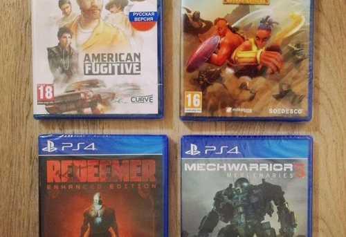 Игры PS5 PS4 American Fugitive, Mechwarrior 5