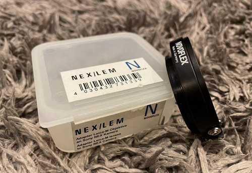Leica M адаптер Sony Novoflex NEX LEM переходник