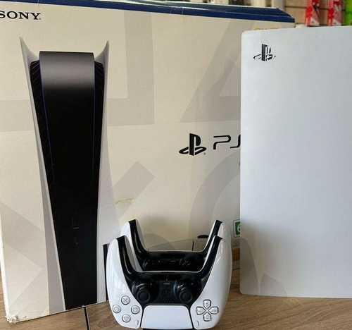 Sony playstation 5 ps5 с дисководом 2 джойстика