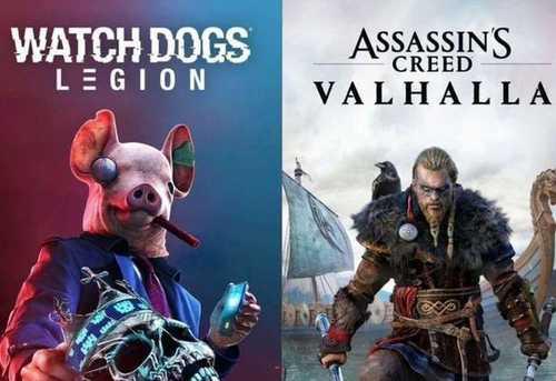 Watch dogs legion +Assassin's creed valhalla, xbox