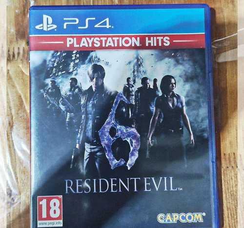 Диски на ps4 resident evil 6