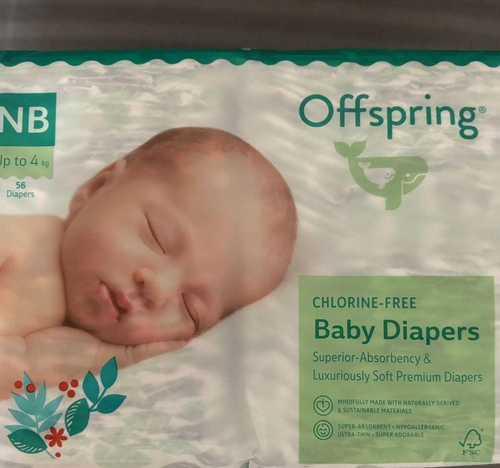 Offspring подгузники nb