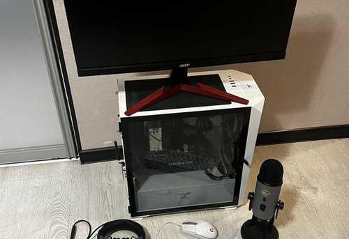 Игровой компьютер с монитором комплект