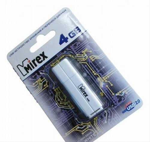 USB флешка 4GB Mirex Line White
