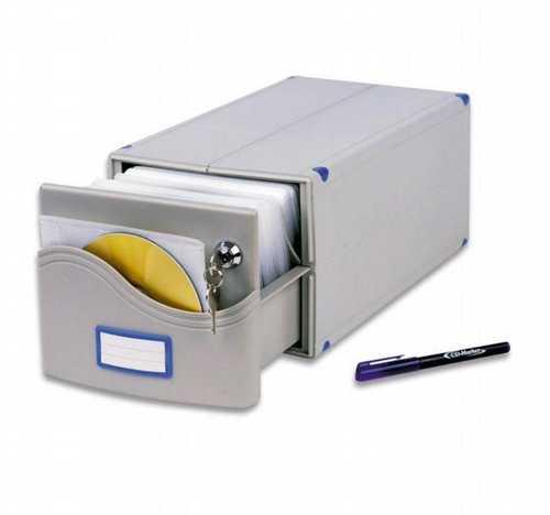Бокс для CD/DVD ProfiOffice мв-200 SL на 200 шт