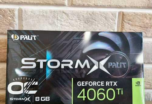 Новая игровая видеокарта Palit RTX4060Ti StormX OC