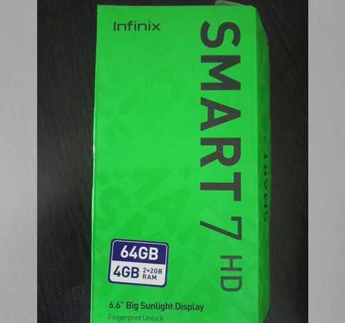 Infinix Smart 7 HD, 2/64 ГБ