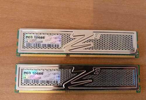 Оперативная память OCZ 4GB kit (2x2GB) DDR3