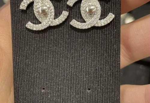 Серьги Chanel оригинал новые комплект бутика