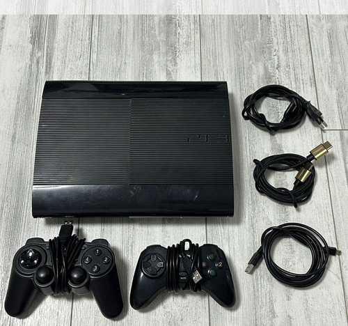Sony PlayStation 3 super slim 500gb прошитая
