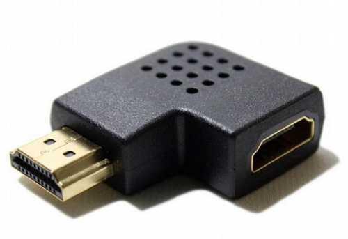 Переходник hdmi-hdmi m-f угловой левый 90 градусов