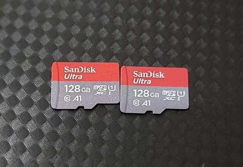 Карта памяти sdxc Micro SanDisk Ultra 128GB