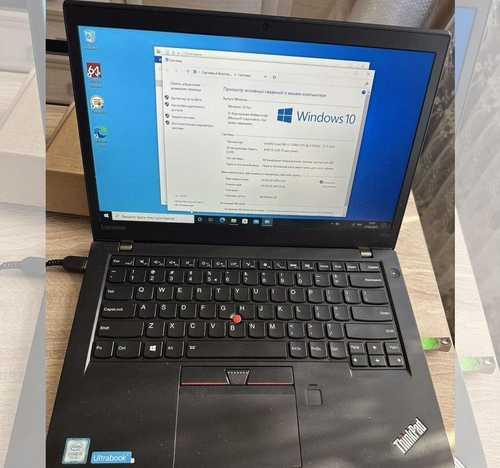 Ноутбук Thinkpad T470s, S-slim i5 7200u/4gb(16gb)