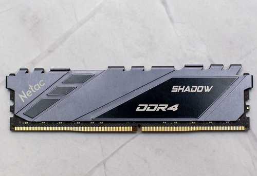 DDR4 16Gb 3200 CL16 xmр Netac Shadow