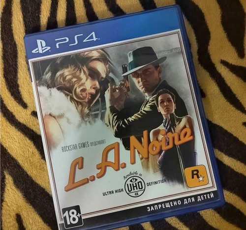 В доставке Диск L.A.Noire на ps4