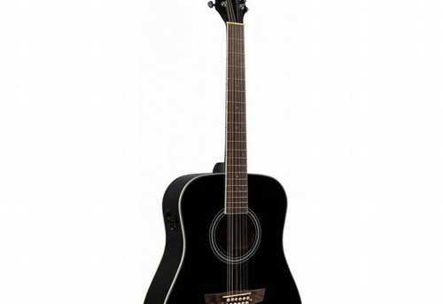 Электроакустическая гитара Flight D-200/12 BK EQ