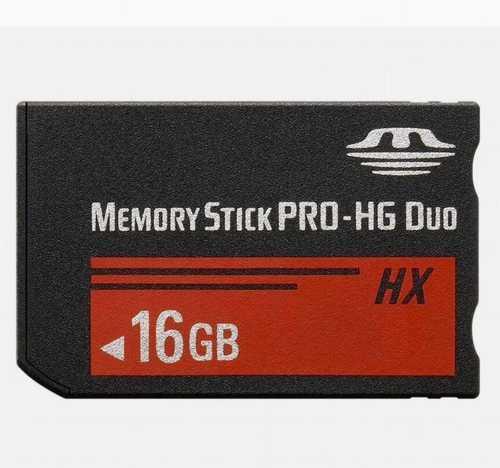 Карта памяти PSP Memory Stick PRO-HG Duo HX 16GB