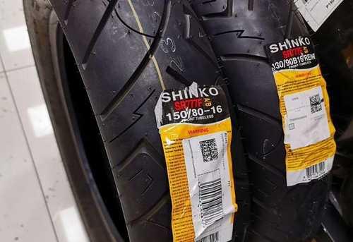 Мотошины Shinko SR777F 150/80-16 и 130/90-16