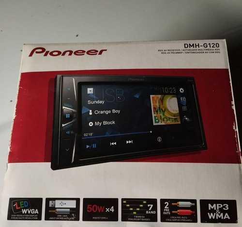 Автомагнитола Pioneer 2din DMH-120