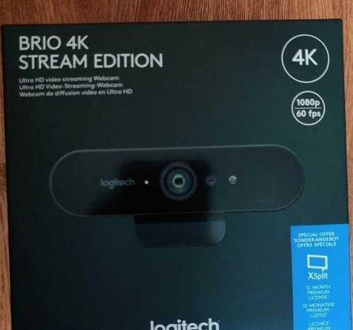 Веб камера logitech brio 4k stream edition