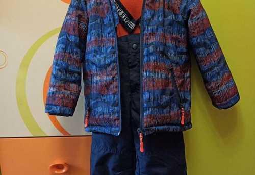 Детская зимняя куртка полукомбинезон Futurino 110