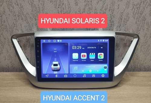 Магнитола на Hyundai Solaris 2 CarPlay