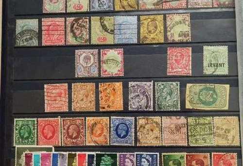 Почтовые марки великобритания колонии 1860