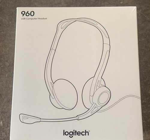 Наушники logitech pc 960