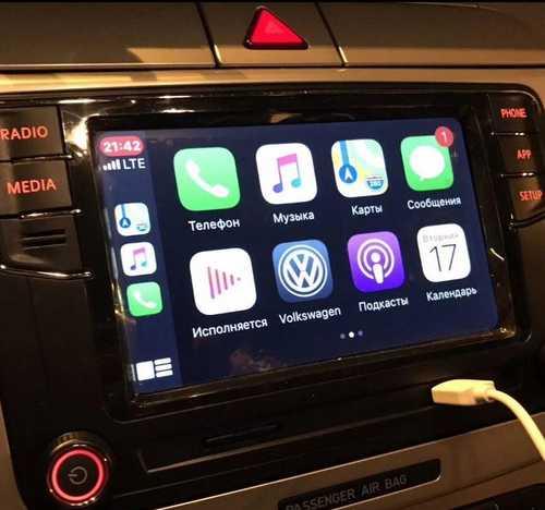 Магнитола rcd 360 Carplay / Android auto