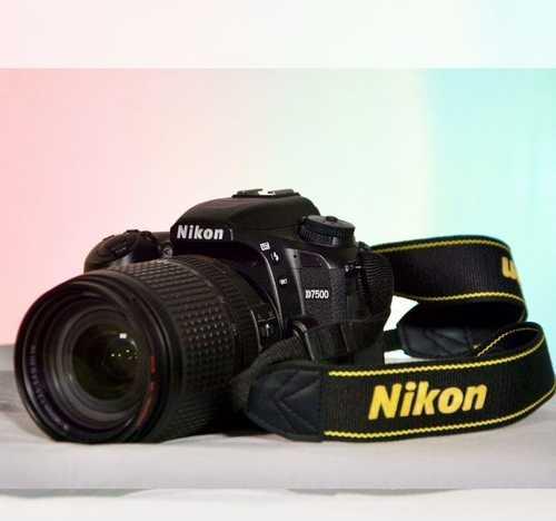 Фотоаппарат Nikon D7500 Kit (7,5к кадров)