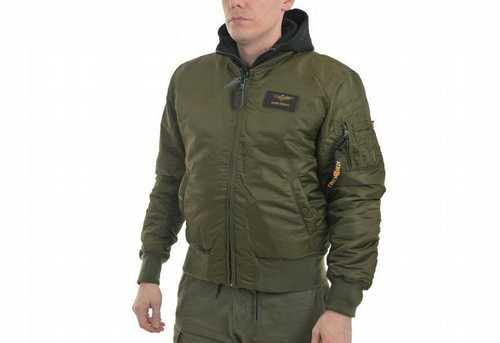 63739 Куртка Nord Denali Pilot Hooded dark green/d